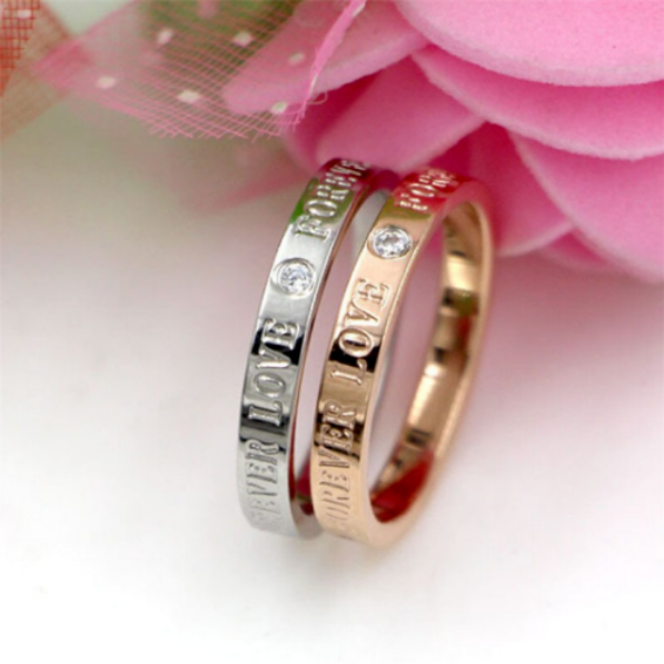 Stainless Steel Forever Love Eternity Ring - Deal4Steal